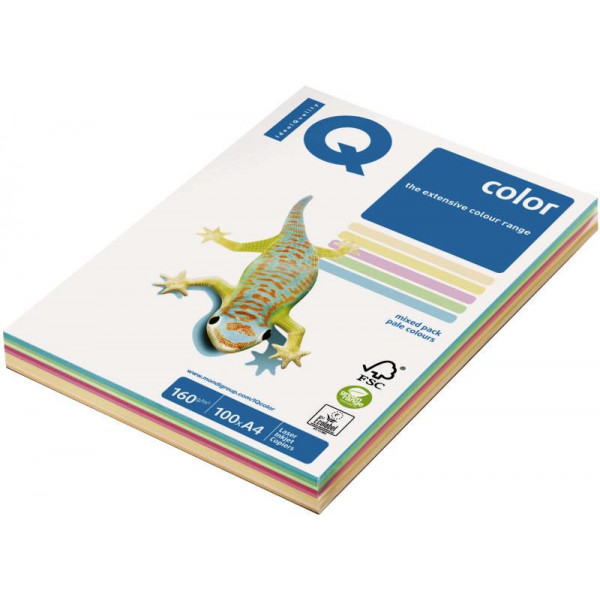 BARVNI PAPIR IQ COLOR A4 160g PASTELNE BARVE MIX 100/1 REDOLJUB spletna ...
