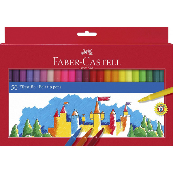 FLOMASTRI FABER CASTELL CASTLE 1/50 REDOLJUB spletna prodaja-akcijske ...