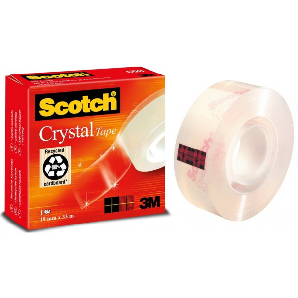 NEVIDNI LEPILNI TRAK 3M SCOTCH CRYSTAL TAPE 600 REDOLJUB spletna prodaja-akcijske cene,hitra dostava