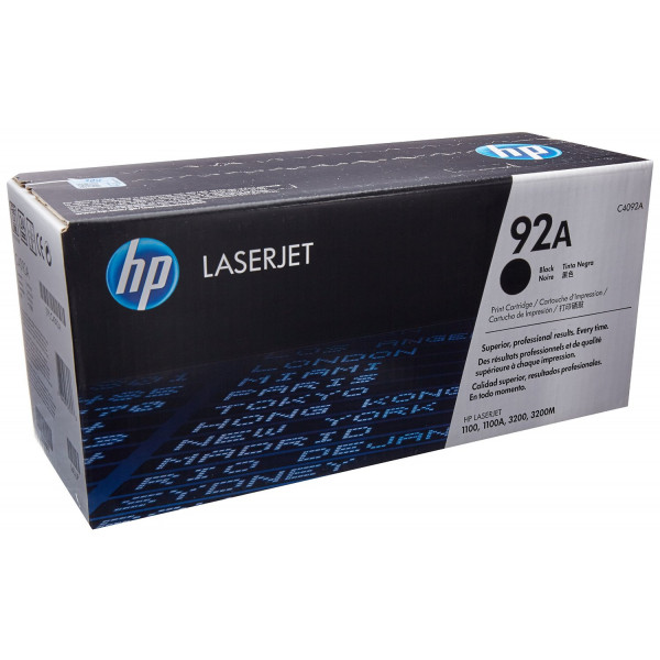 TONER HP 92A LASERJET C4092A ČRN REDOLJUB spletna prodaja-akcijske cene ...