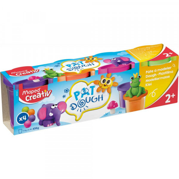 PLASTELIN V LONČKU MAPED CREATIV VIJOLIČNA, ORANŽNA, ZELENA, ROZA ...