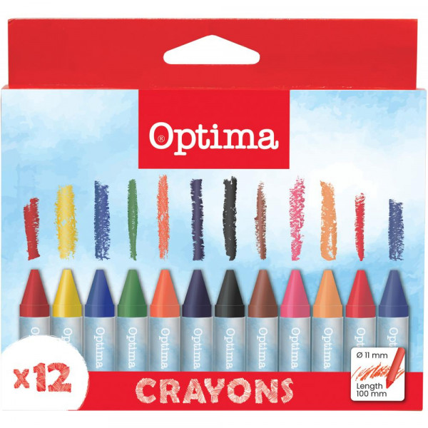 VOŠČENE BARVICE OPTIMA 12/1 REDOLJUB spletna prodaja-akcijske cene,hitra dostava